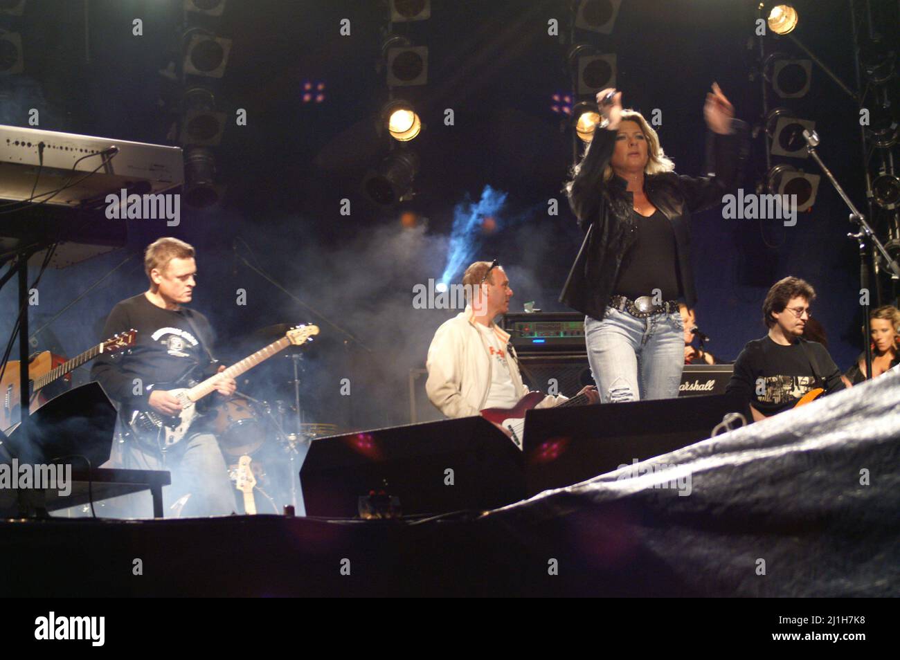 Trębaczów, Poland, Polen, Polska, Concert of the pop-rock band "Bajm ...