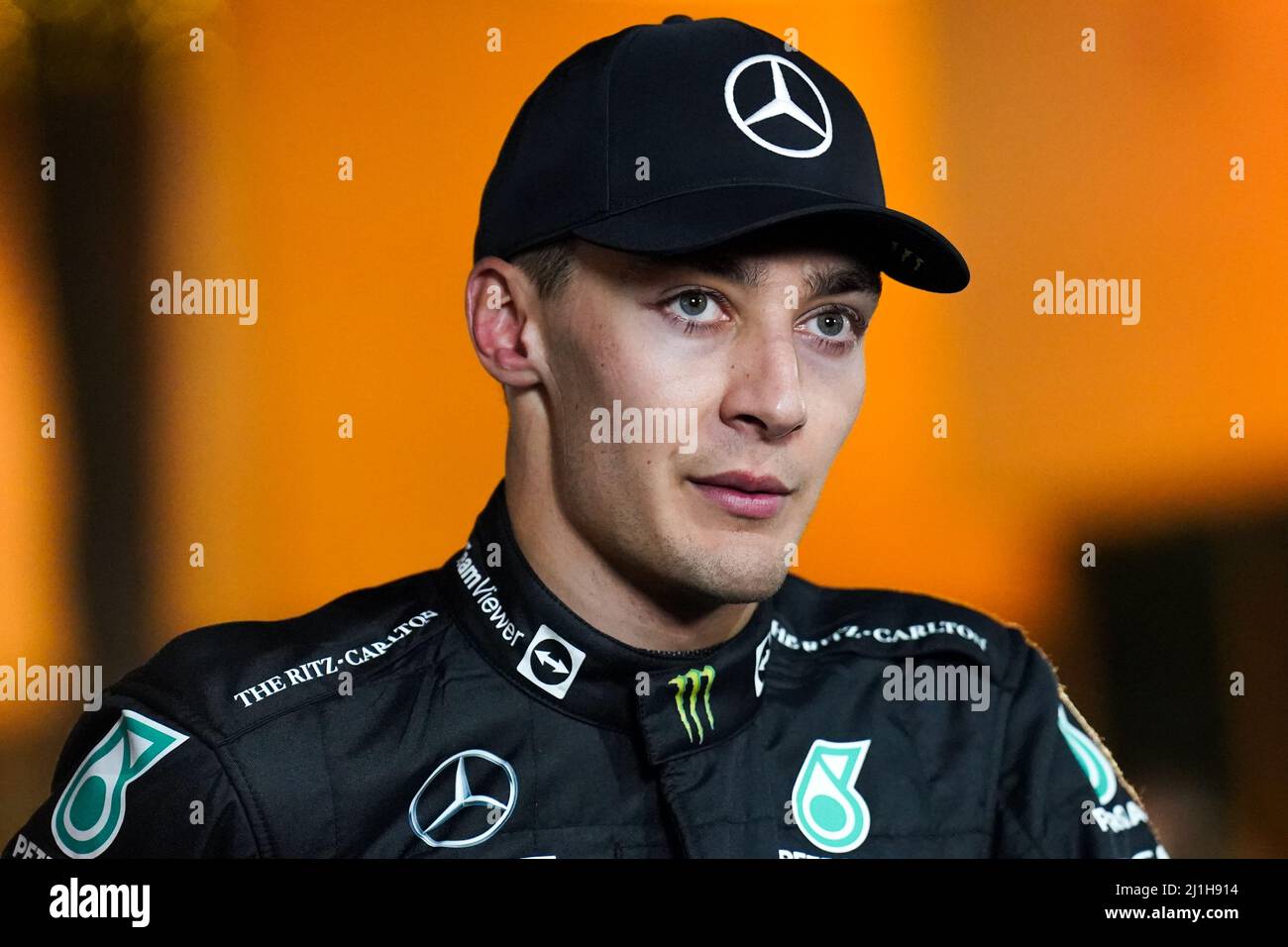 Bahrain International Circuit, Sakhir, Bahrain on 20 March 2022 George ...