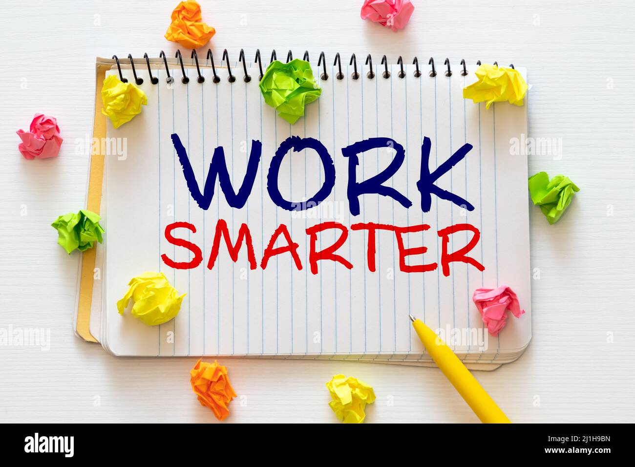 Work Smarter Not Harder Concept written on a chalkboard Stock Photo - Alamy
