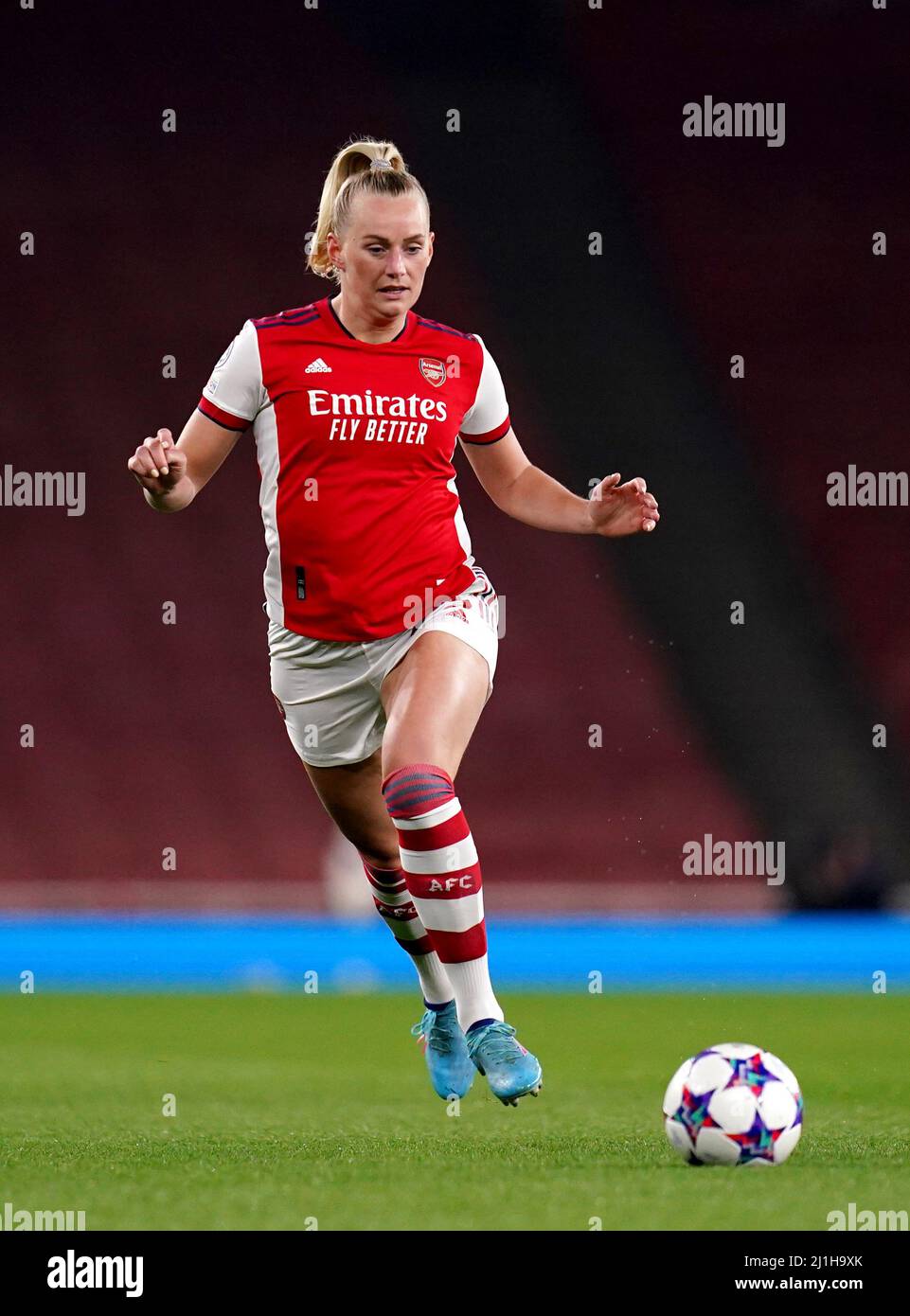 Arsenal's Stina Blackstenius during the UEFA Women's Champions League ...