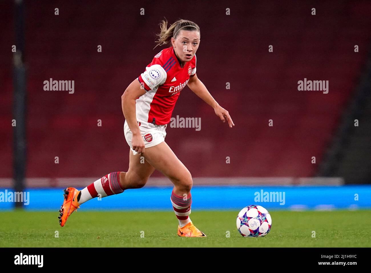 Arsenal's Katie McCabe during the UEFA Women's Champions League quarter ...
