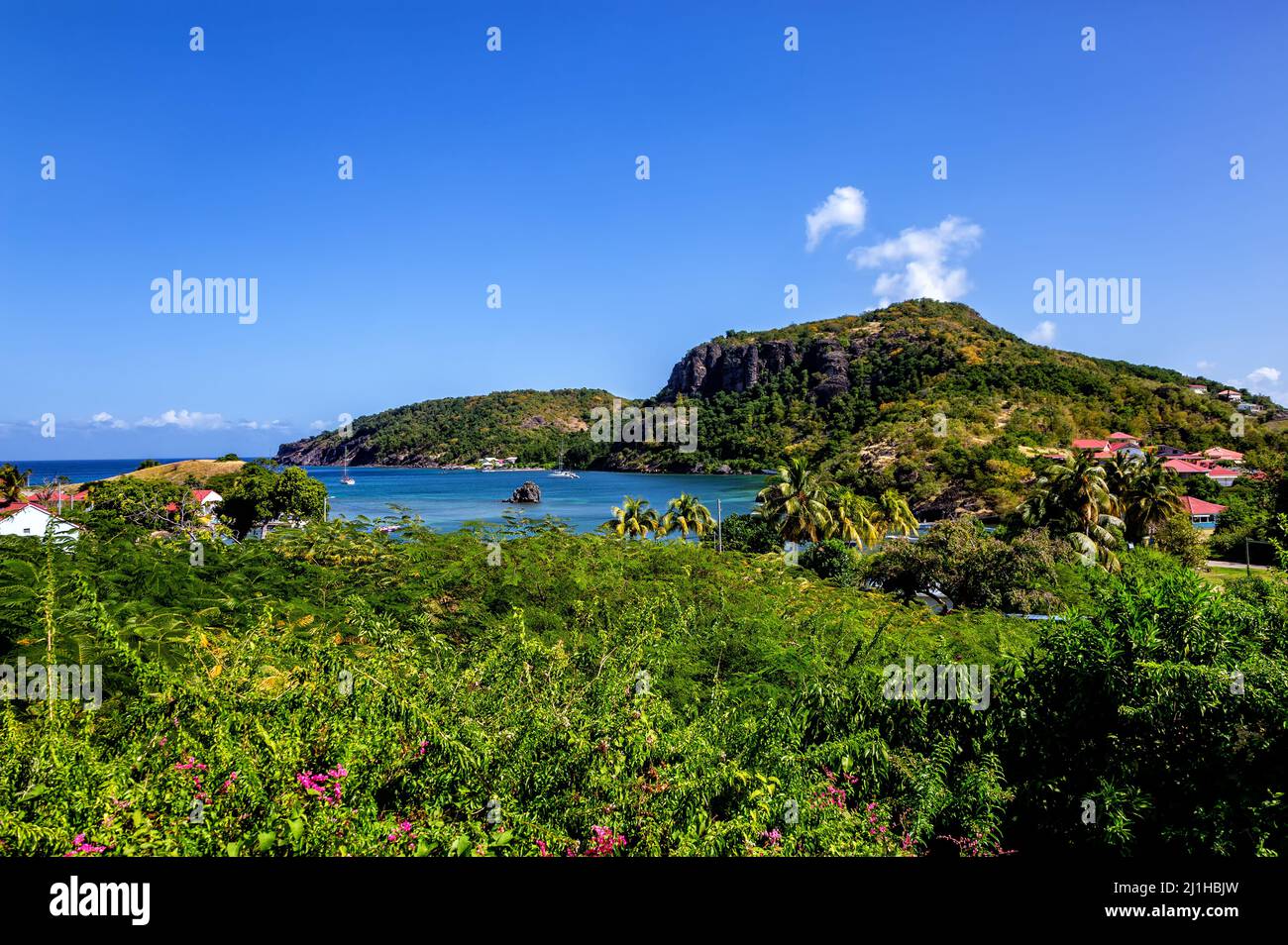 Bay of Marigot, Terre-de-Haut, Iles des Saintes, Les Saintes ...