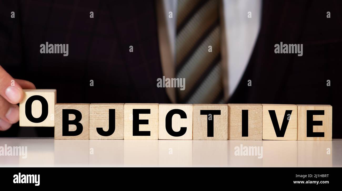 Objective word hi-res stock photography and images - Alamy