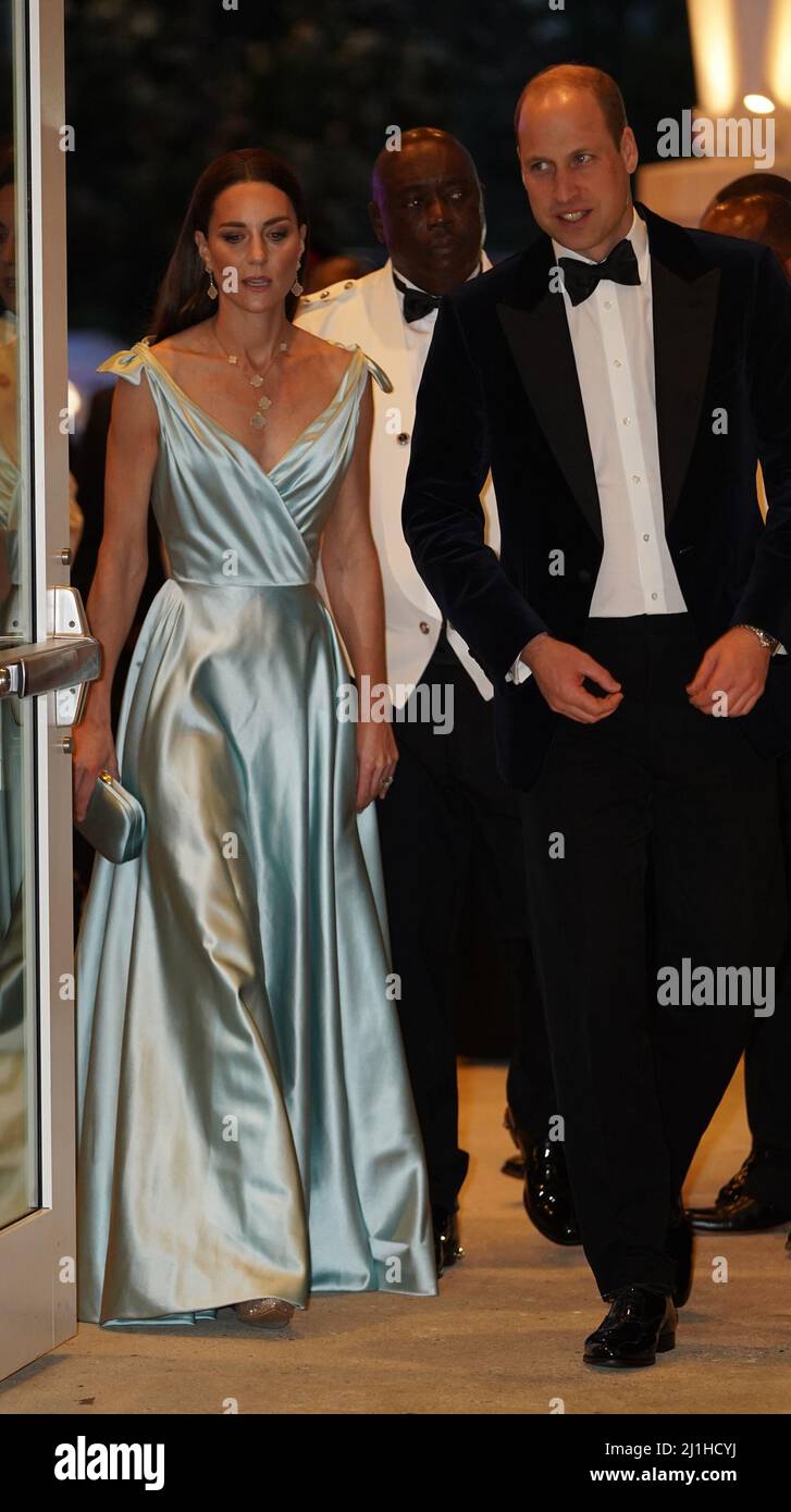 The Duke and Duchess of Cambridge attend a reception hosted by the ...