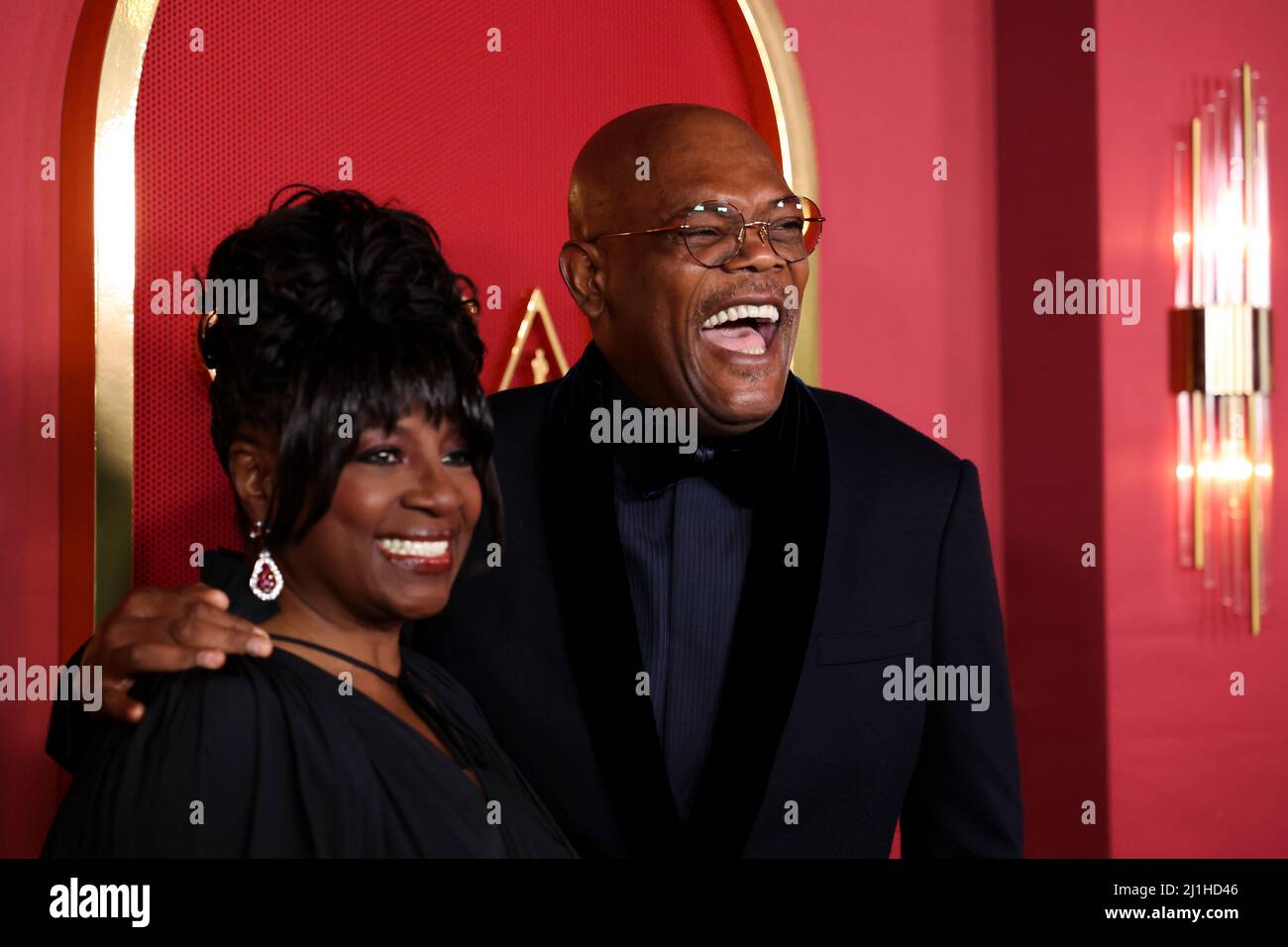 Actor samuel jackson wife latanya hi-res stock photography and images ...