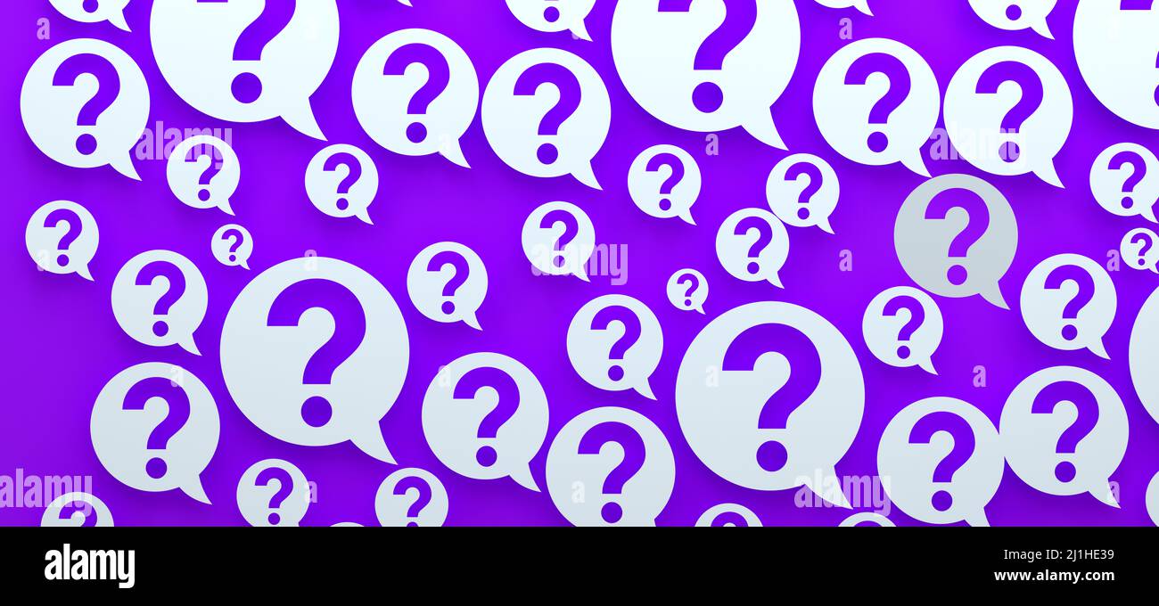 question mark and business Stock Photo - Alamy