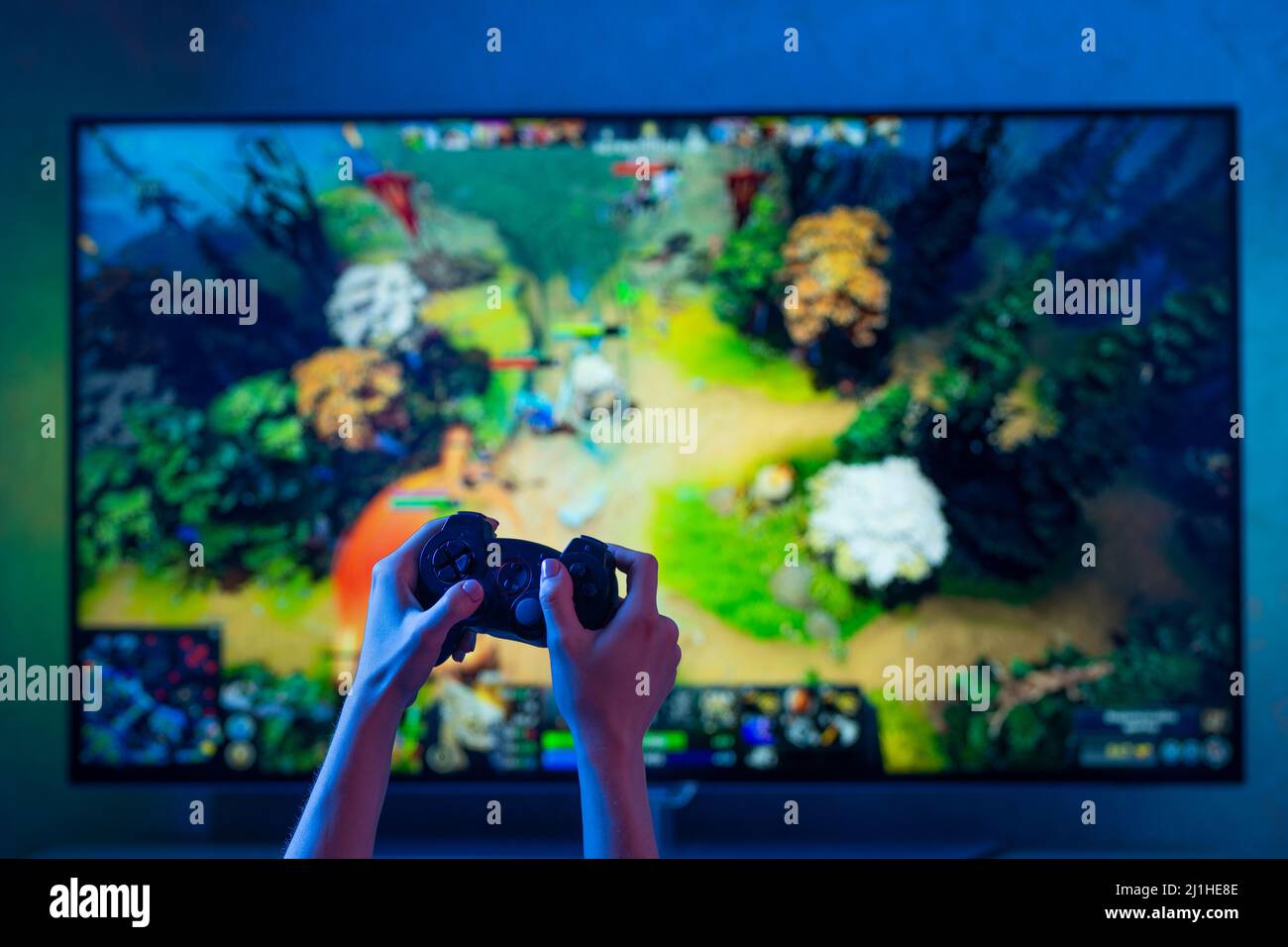 Xbox one game tv screen hi-res stock photography and images - Alamy