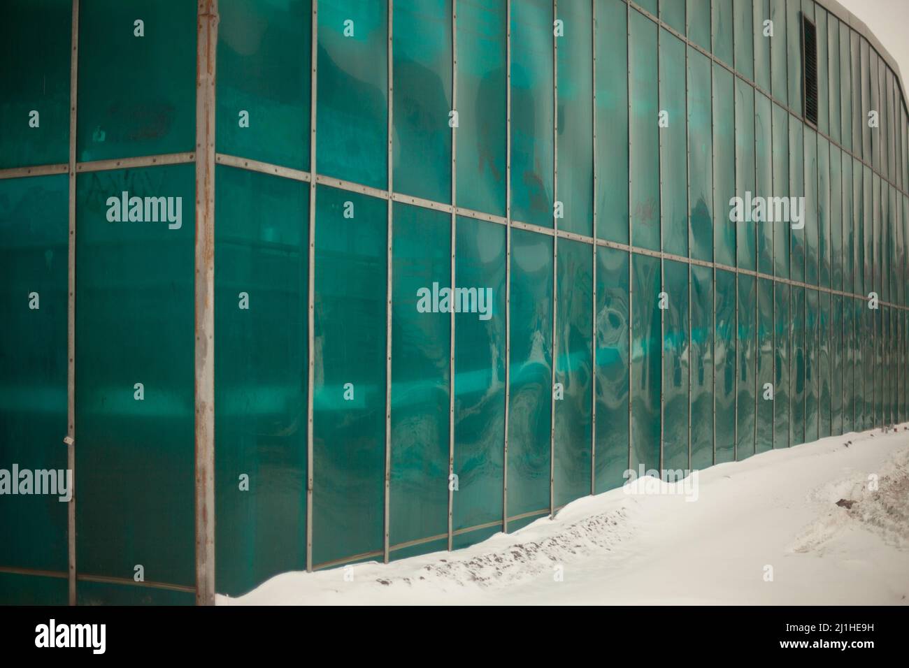 Plastic coating. Architecture of pedestrian crossing. Urban ...