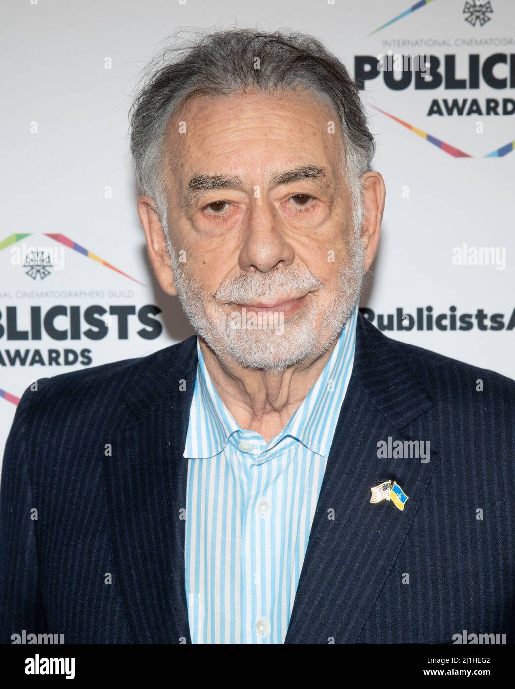 March 25, 2022, Beverly Hills, California, USA: Francis Ford Coppola ...