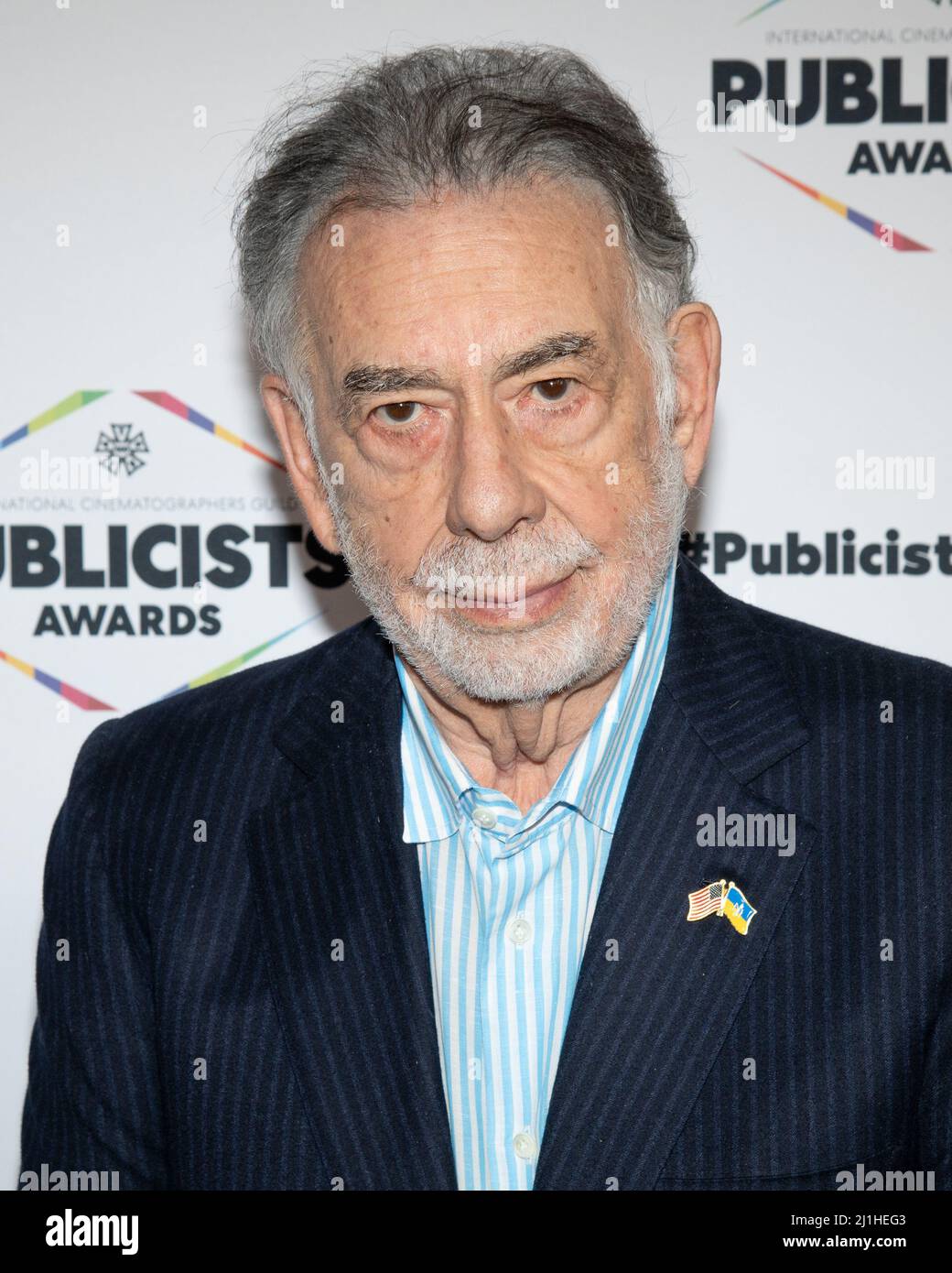 March 25, 2022, Beverly Hills, California, USA: Francis Ford Coppola ...