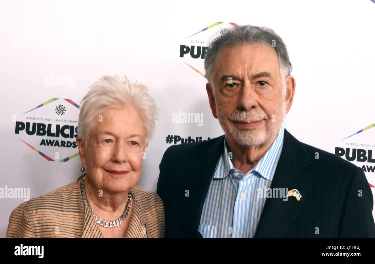 Beverly Hills, California, USA 25th March 2022 Eleanor Coppola and ...