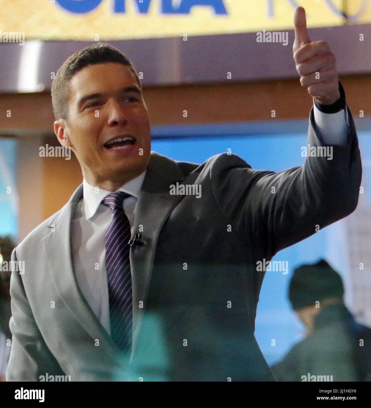 New York, USA. 25th Mar, 2022. March 25, 2022.Will Reeves on the set of ...