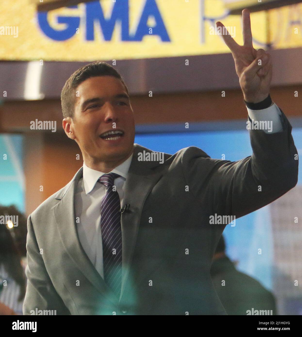 New York, USA. 25th Mar, 2022. March 25, 2022.Will Reeves on the set of ...