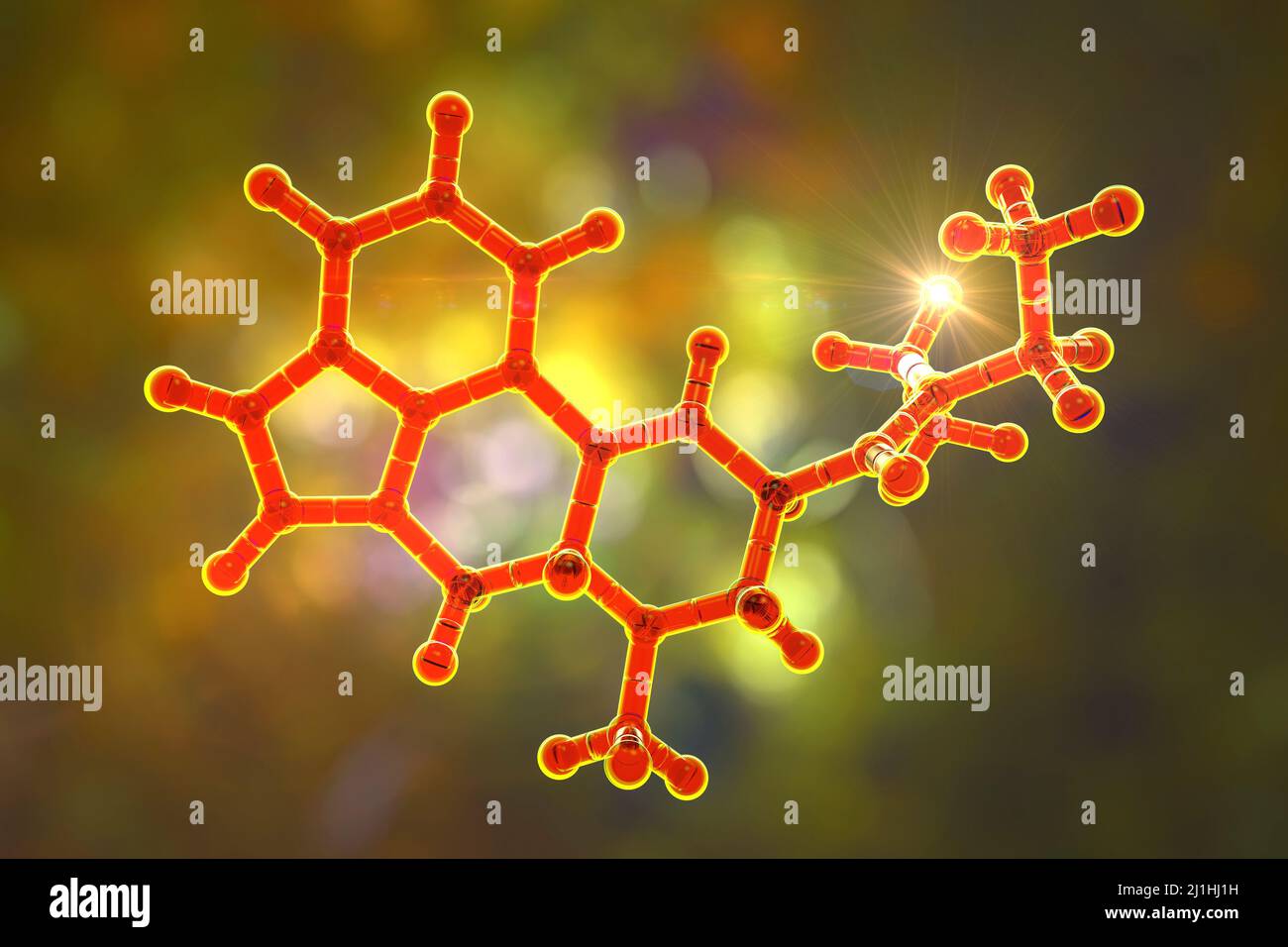 LSD molecule, illustration Stock Photo - Alamy