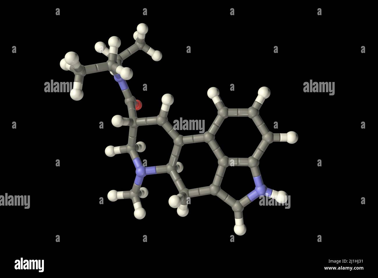 LSD molecule, illustration Stock Photo - Alamy
