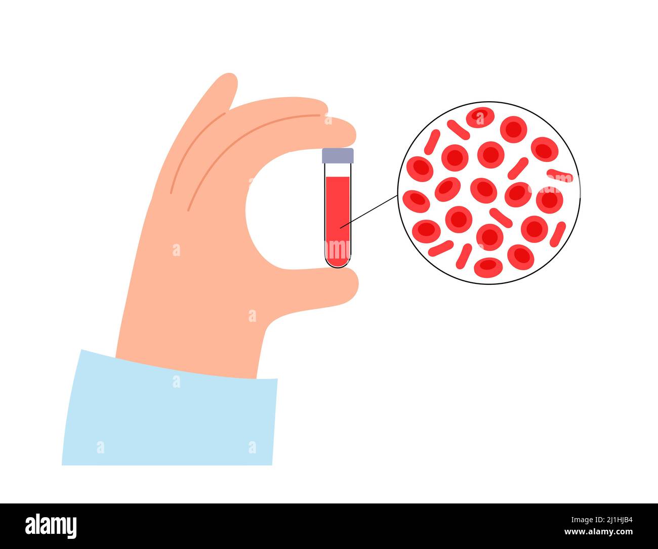 Red blood cells, illustration Stock Photo - Alamy
