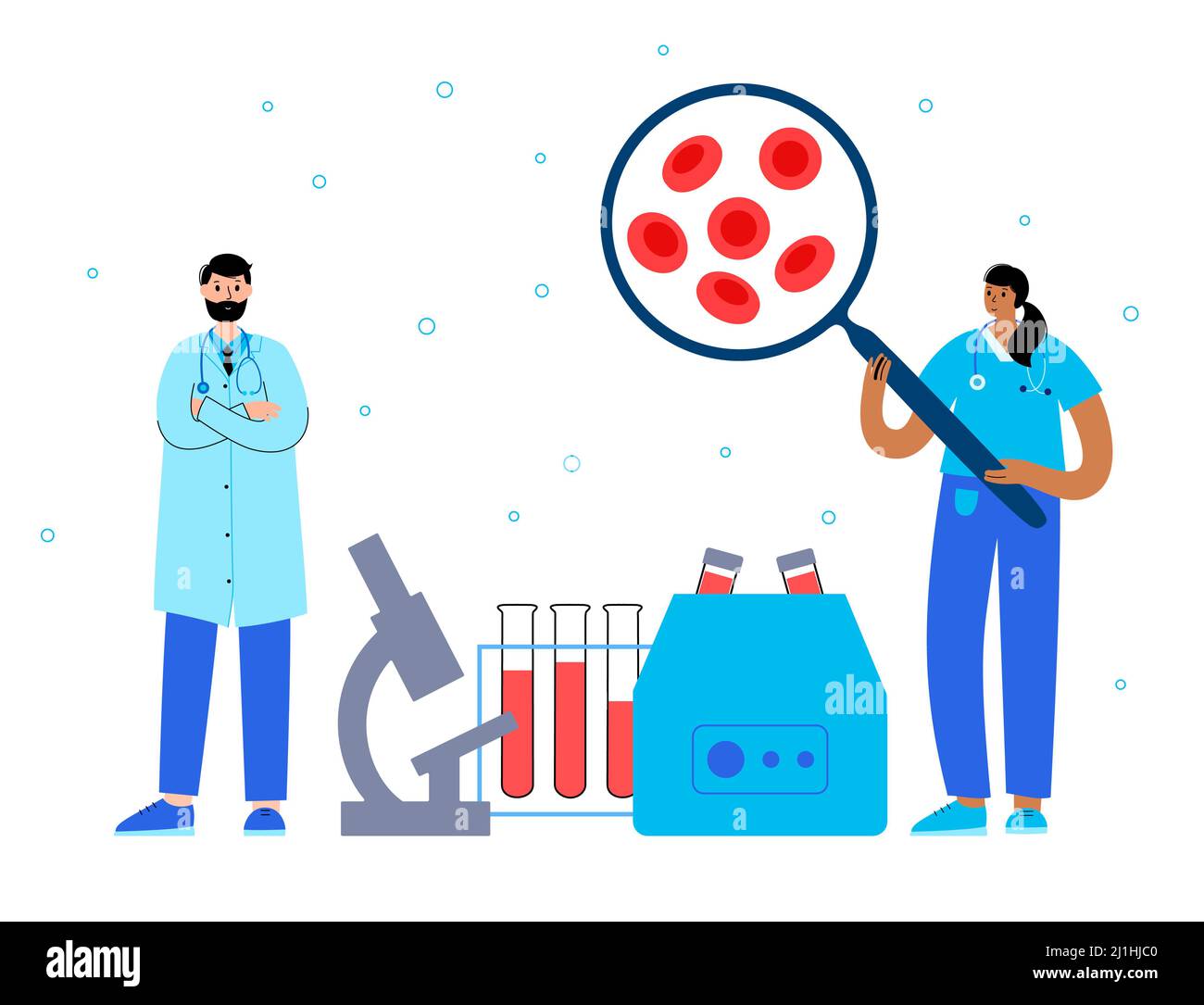 Haematology, conceptual illustration Stock Photo - Alamy