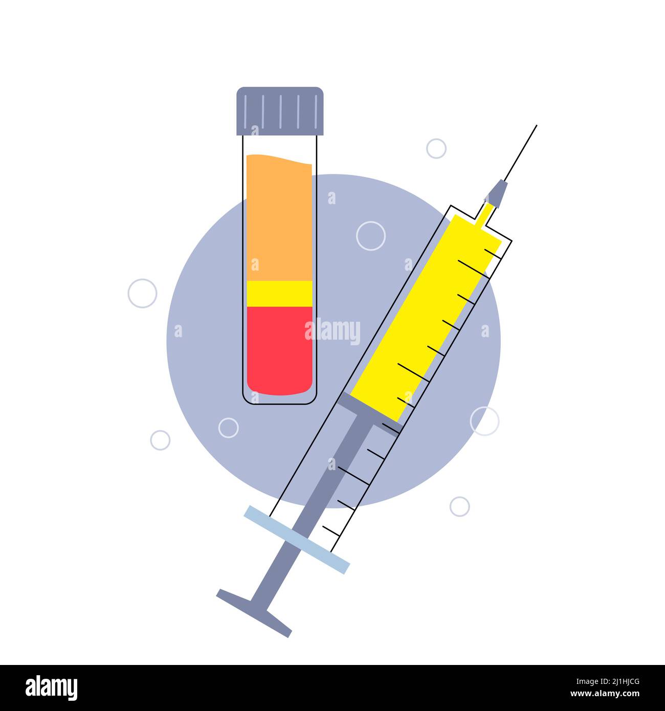 Platelet rich plasma therapy, illustration Stock Photo - Alamy
