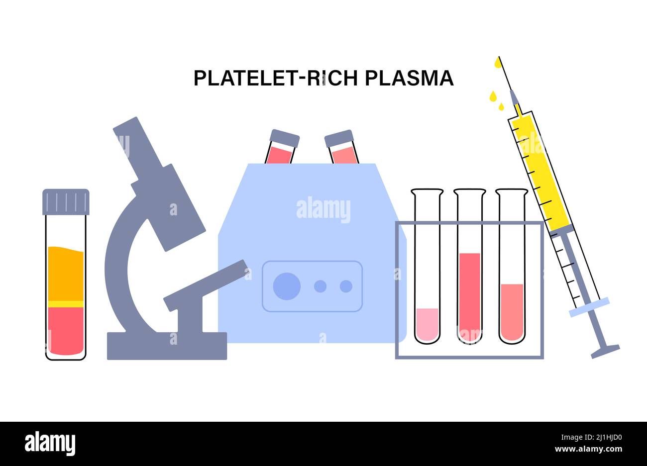 Platelet rich therapy centrifuge Cut Out Stock Images & Pictures - Alamy