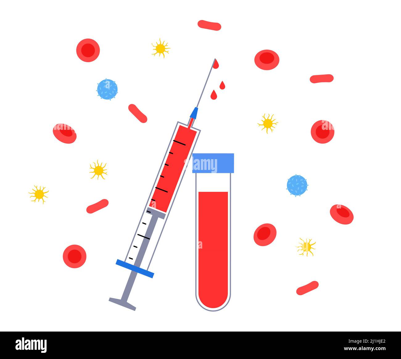 Haematology, conceptual illustration Stock Photo - Alamy