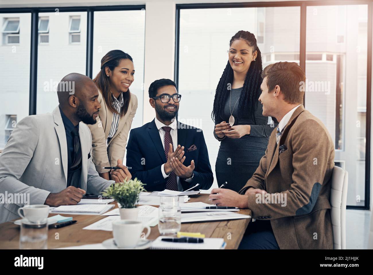 Just so were all on the same page.... Shot of a group of young ...