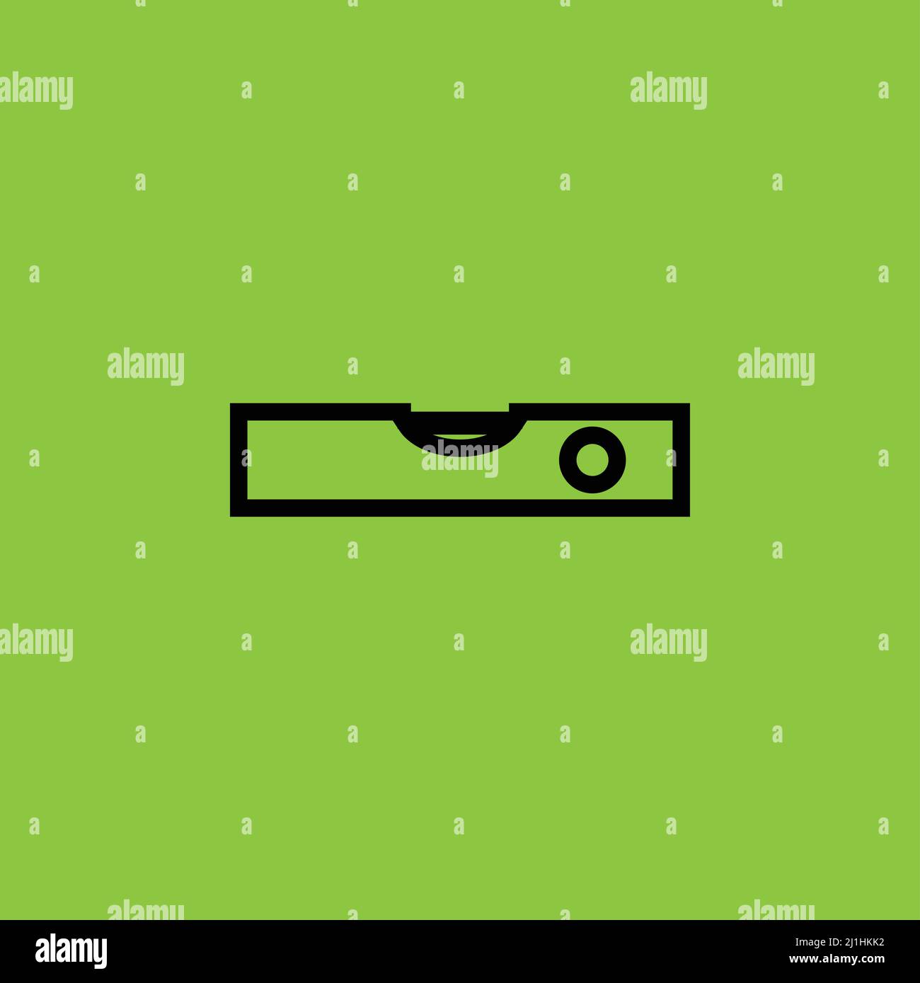 Spirit level isolated Stock Vector Images - Alamy