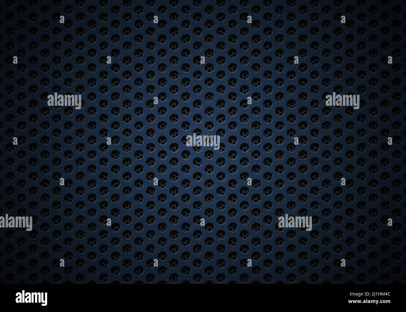 Perforated metal background pattern ( dark blue Stock Photo - Alamy