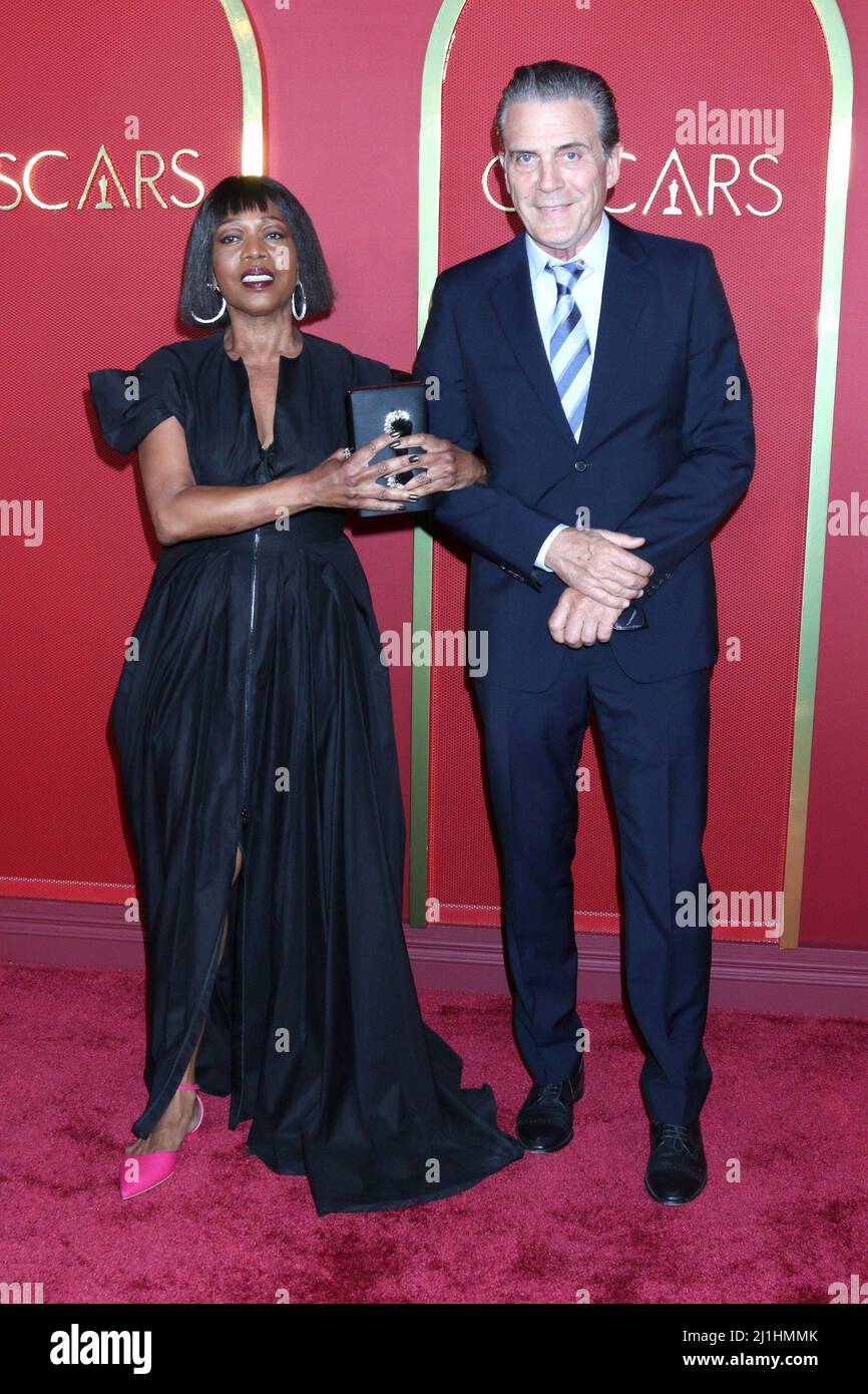 Los Angeles, USA. 25th Mar, 2022. Alfre Woodard, Roderick Spencer at ...