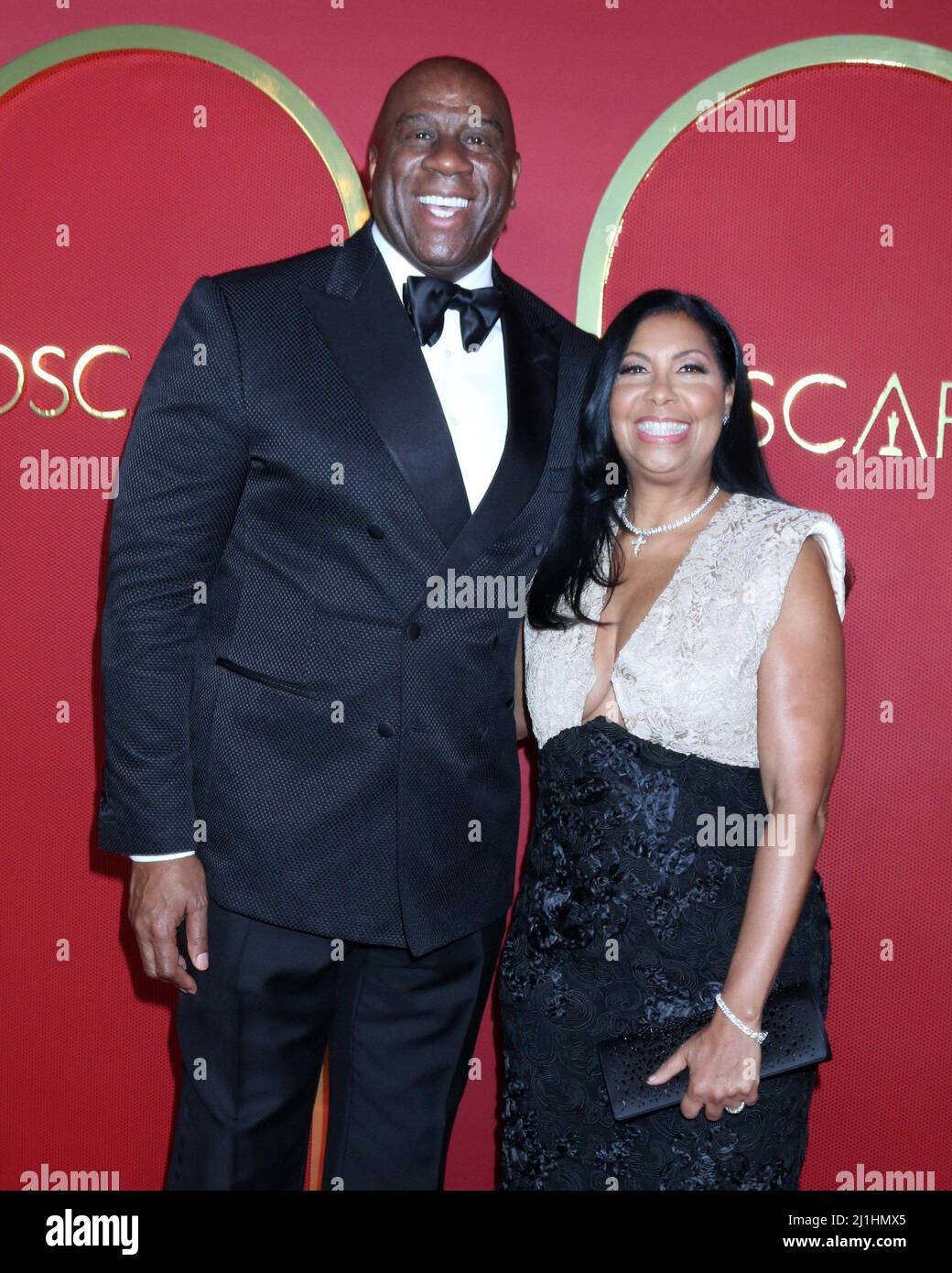 Los Angeles, USA. 25th Mar, 2022. Magic Johnson, Cookie Johnson at ...