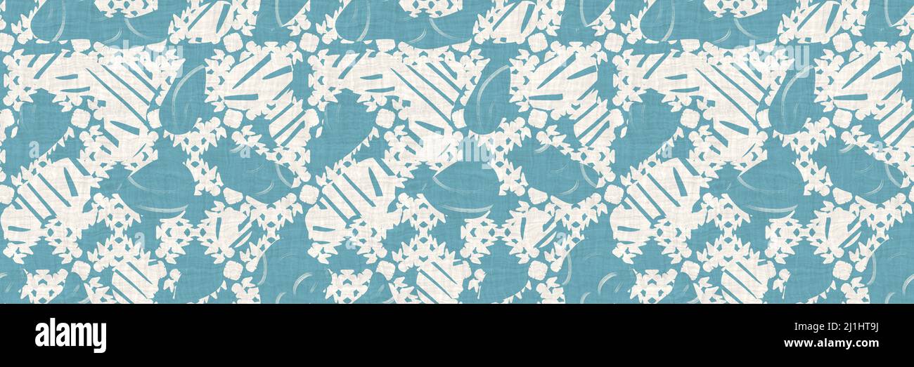 Seamless two tone hand drawn brushed effect pattern border swatch. High ...