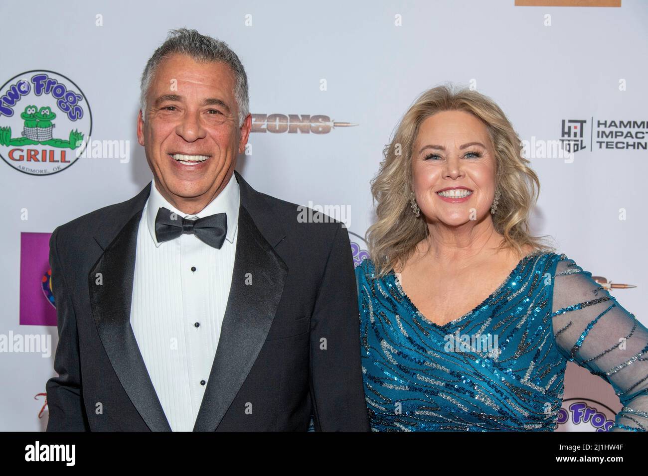 California, USA. 25th Mar, 2022. Richard and Doreen Sirgiovanni attend ...