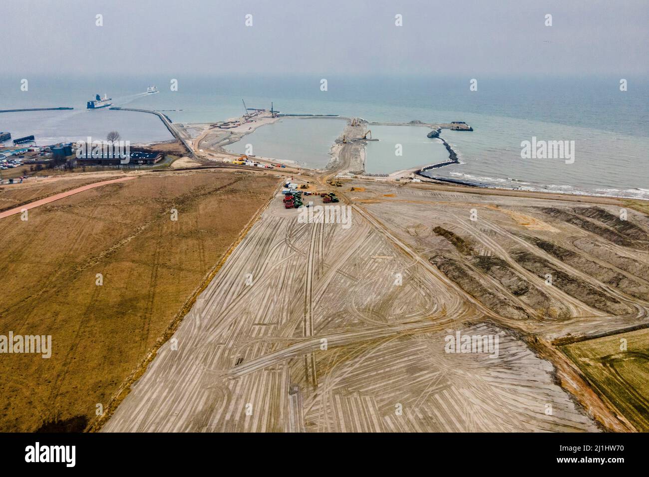 Fehmarn, Germany. 17th Mar, 2022. A ferry of the Scandlines shipping ...