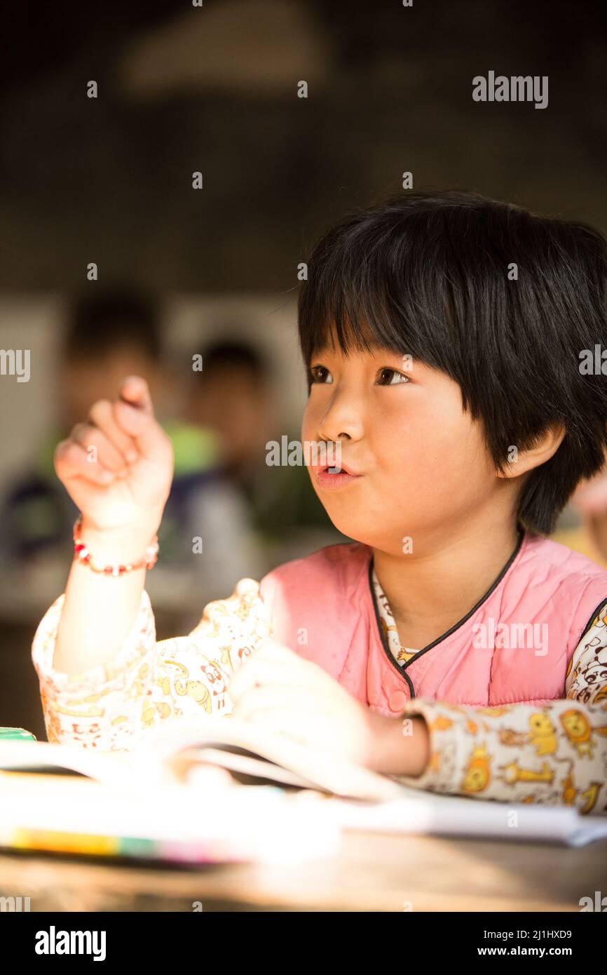 Elementary school in rural primary school girls Stock Photo - Alamy