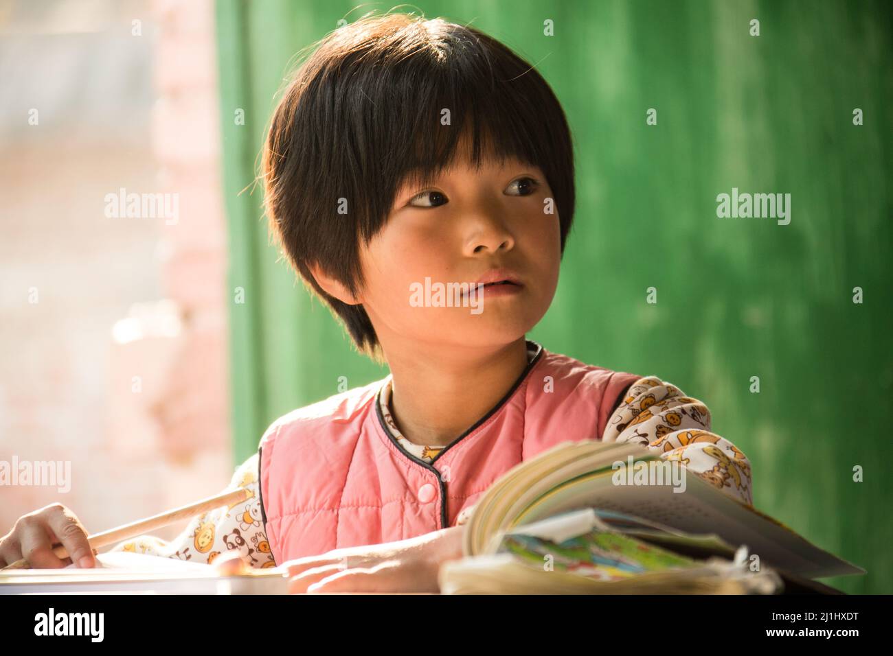 Elementary school in rural primary school girls Stock Photo - Alamy