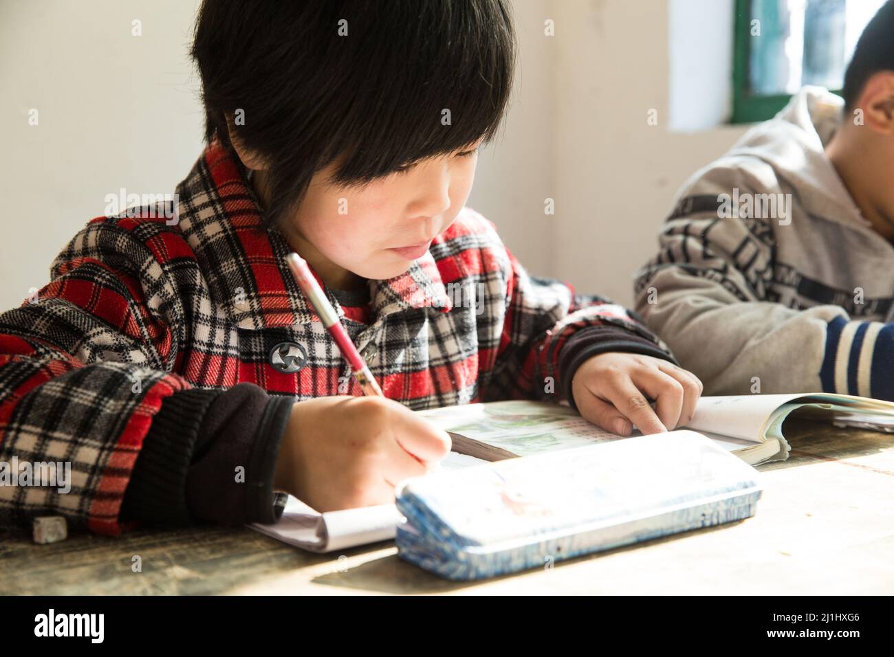 Elementary school in rural primary school girls Stock Photo - Alamy