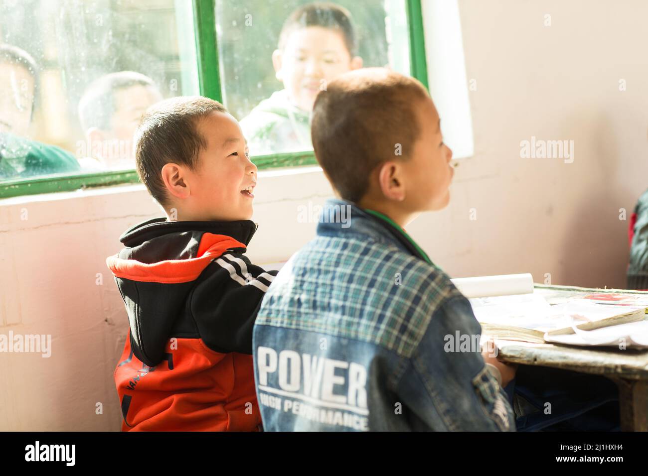 Rural primary school pupils Stock Photo - Alamy