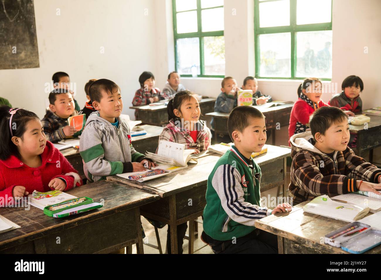 Rural primary school pupils Stock Photo - Alamy