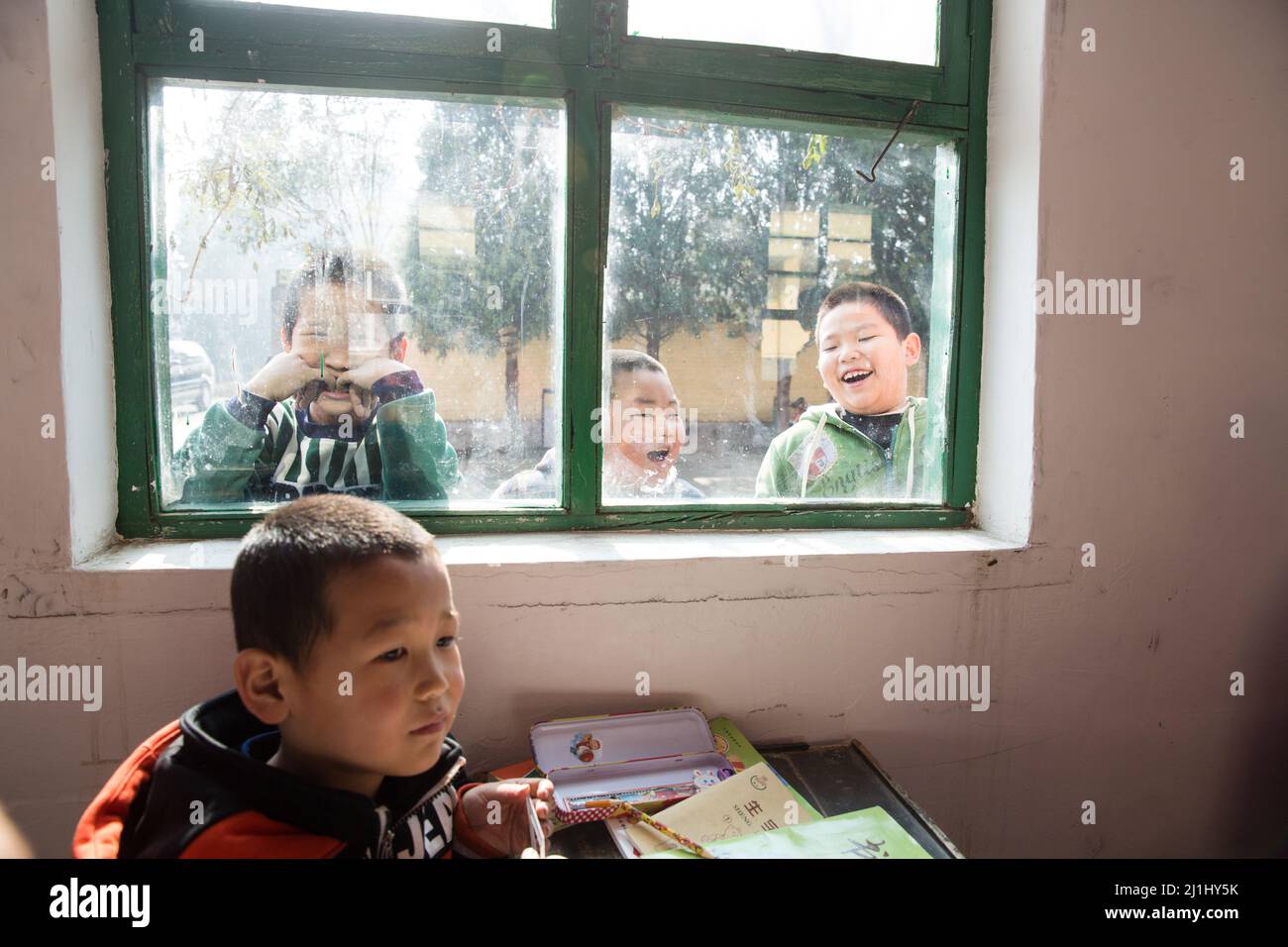 Rural primary school pupils Stock Photo - Alamy
