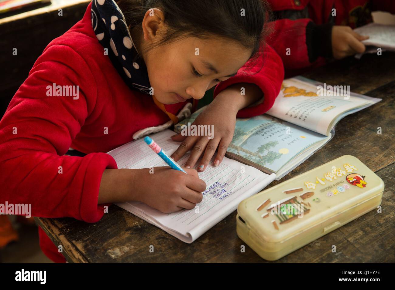 Elementary school in rural primary school girls Stock Photo - Alamy