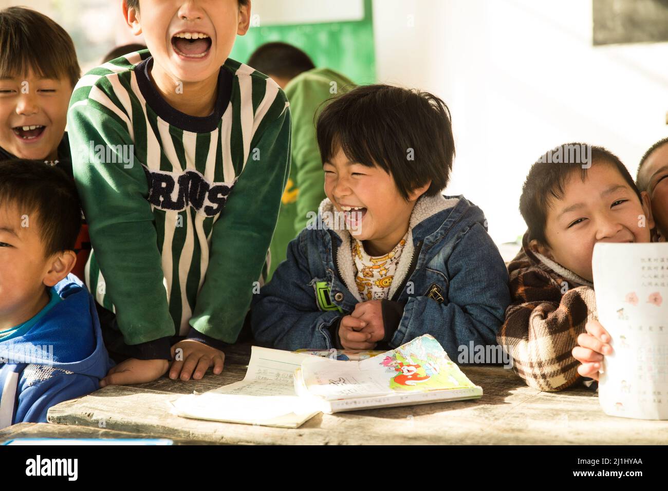 Rural primary school pupils Stock Photo - Alamy