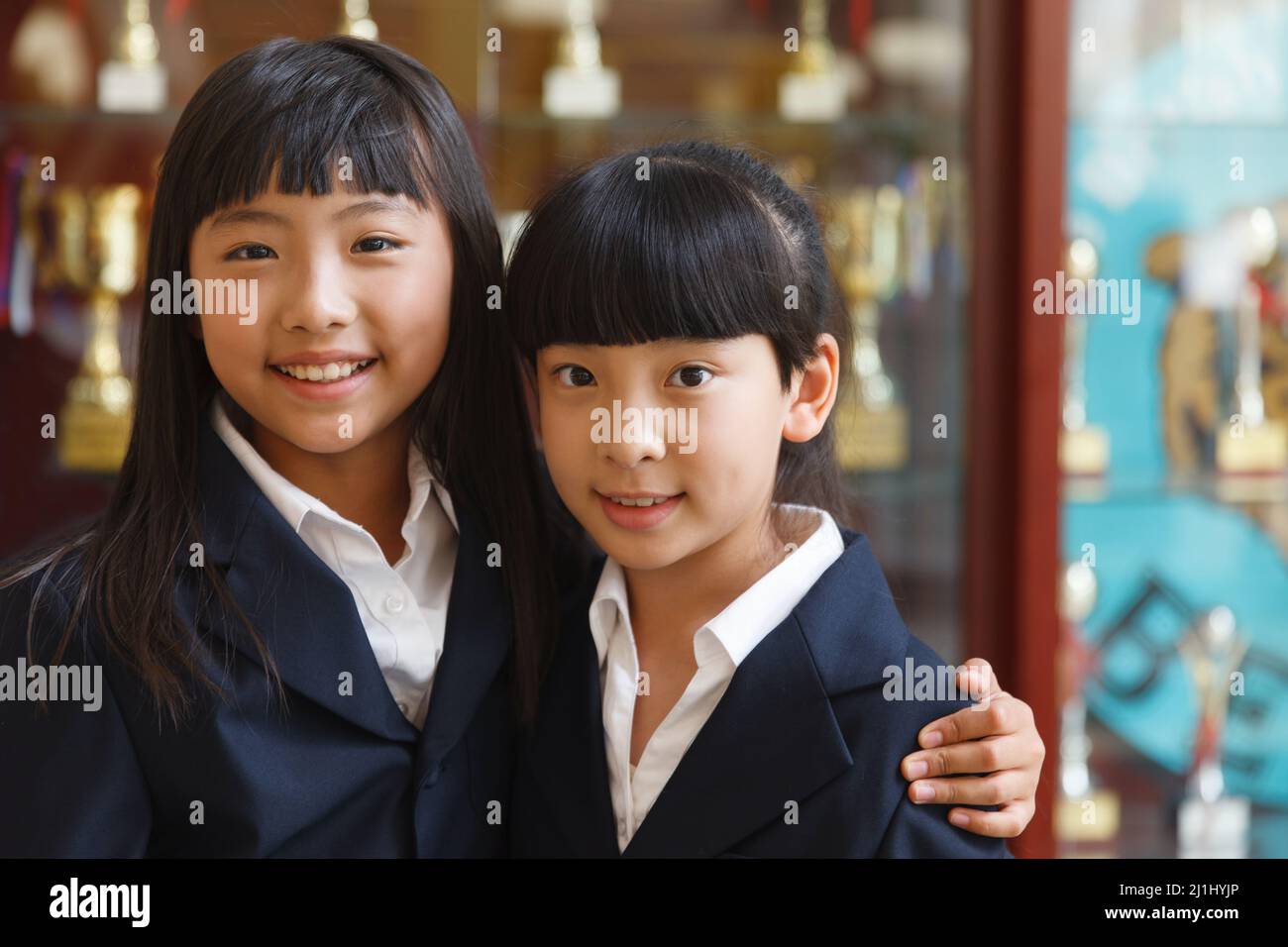 Elementary school students Stock Photo - Alamy
