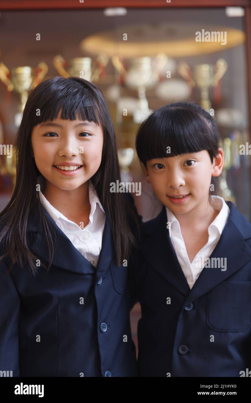 Elementary school students Stock Photo - Alamy