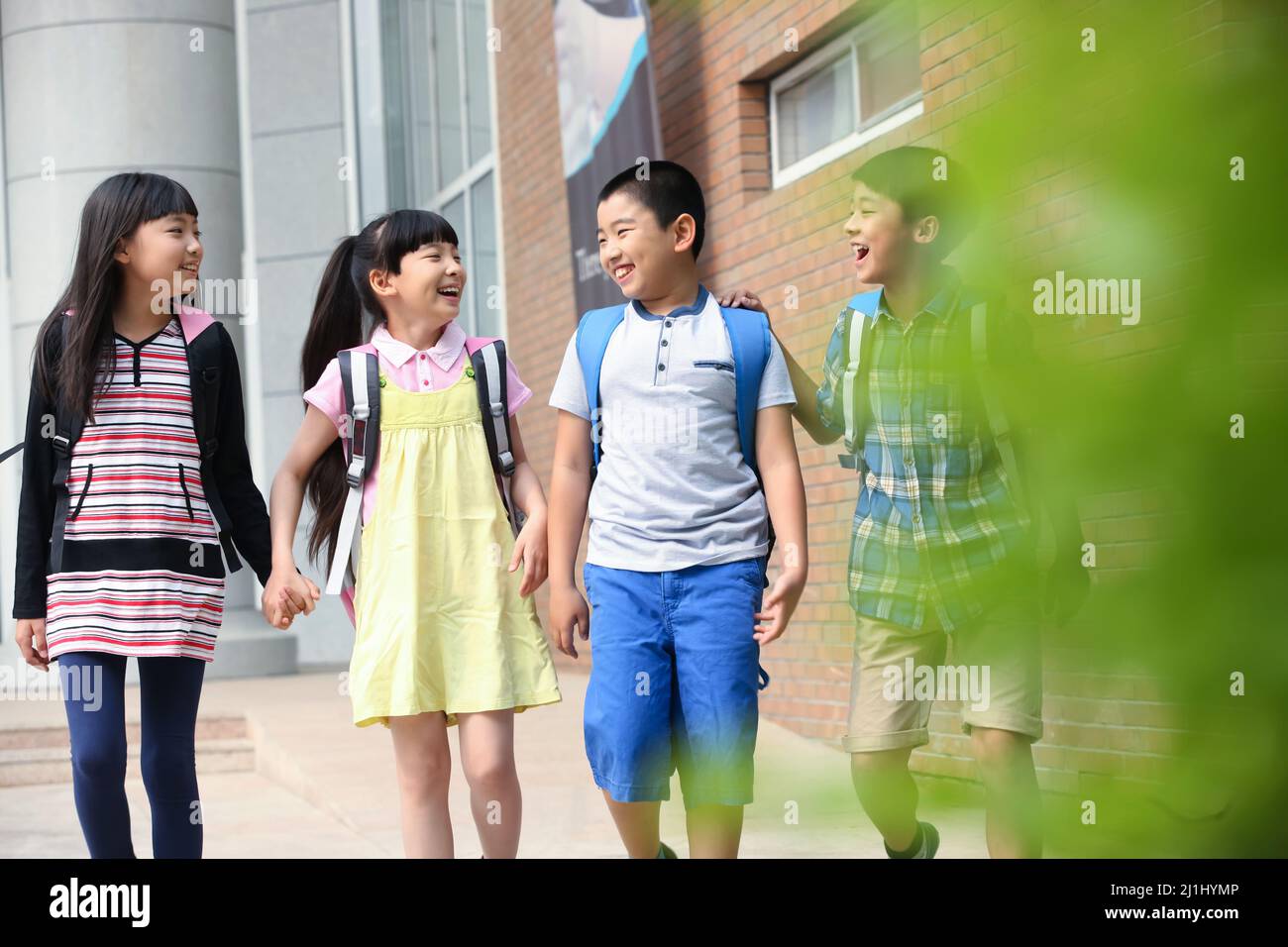 Elementary school students Stock Photo - Alamy