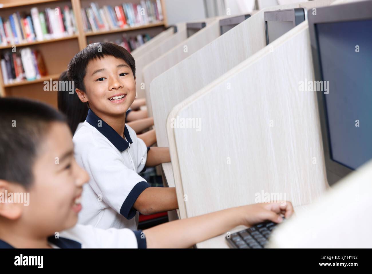 Elementary school students Stock Photo - Alamy