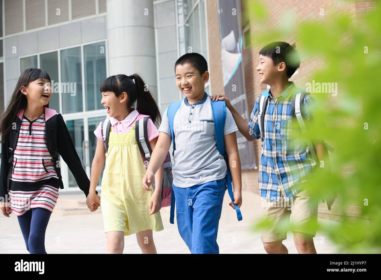 Elementary school students Stock Photo - Alamy
