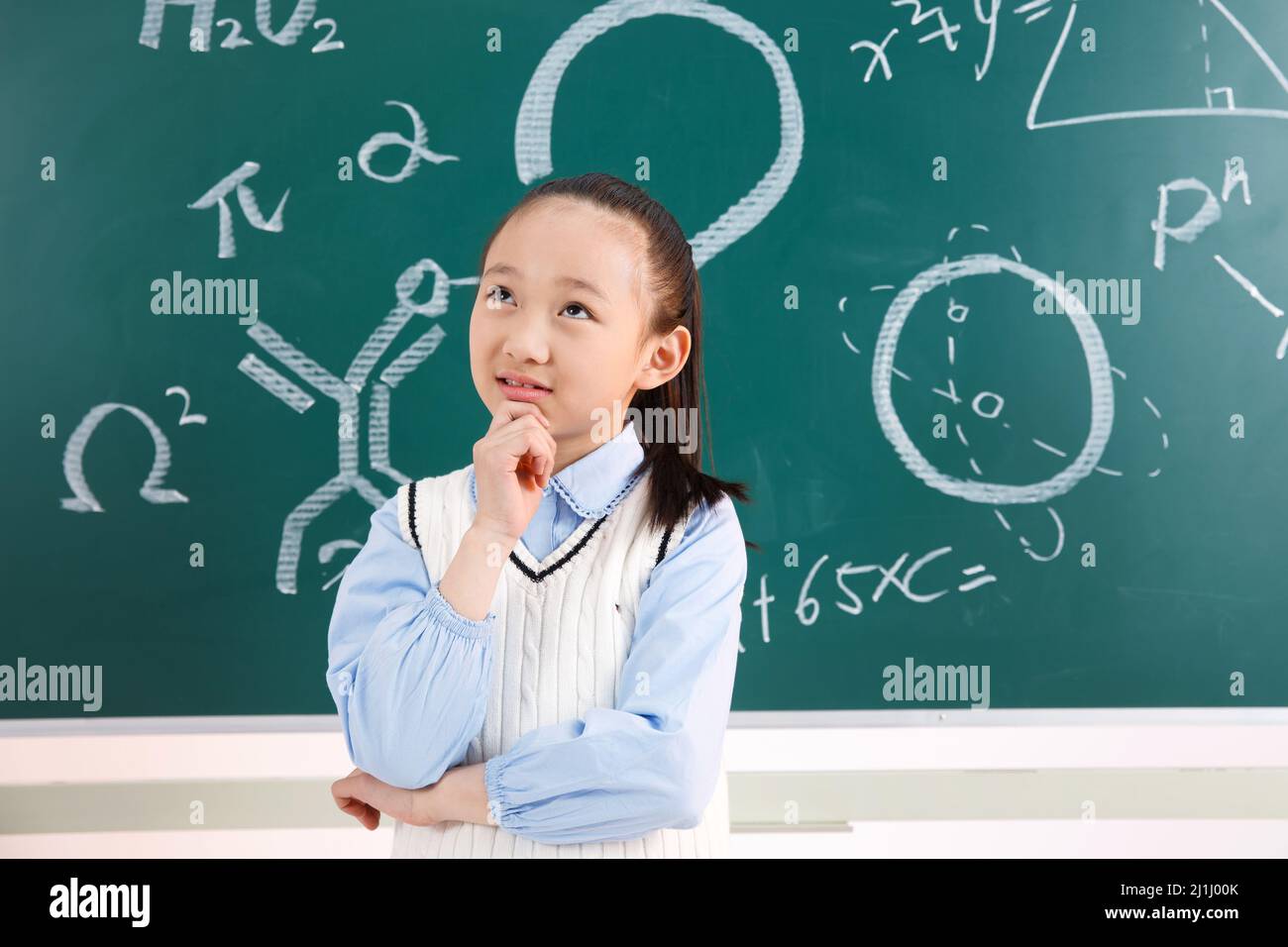 Elementary school students in class Stock Photo - Alamy