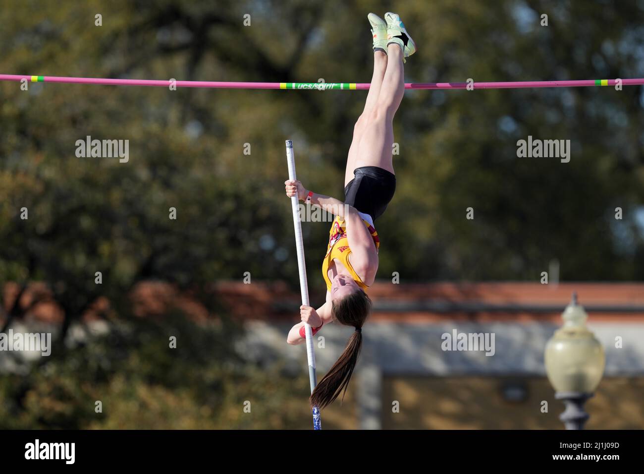 Amanda Moll of Olympia Capital High (Wash.) wins the girls pole vault ...