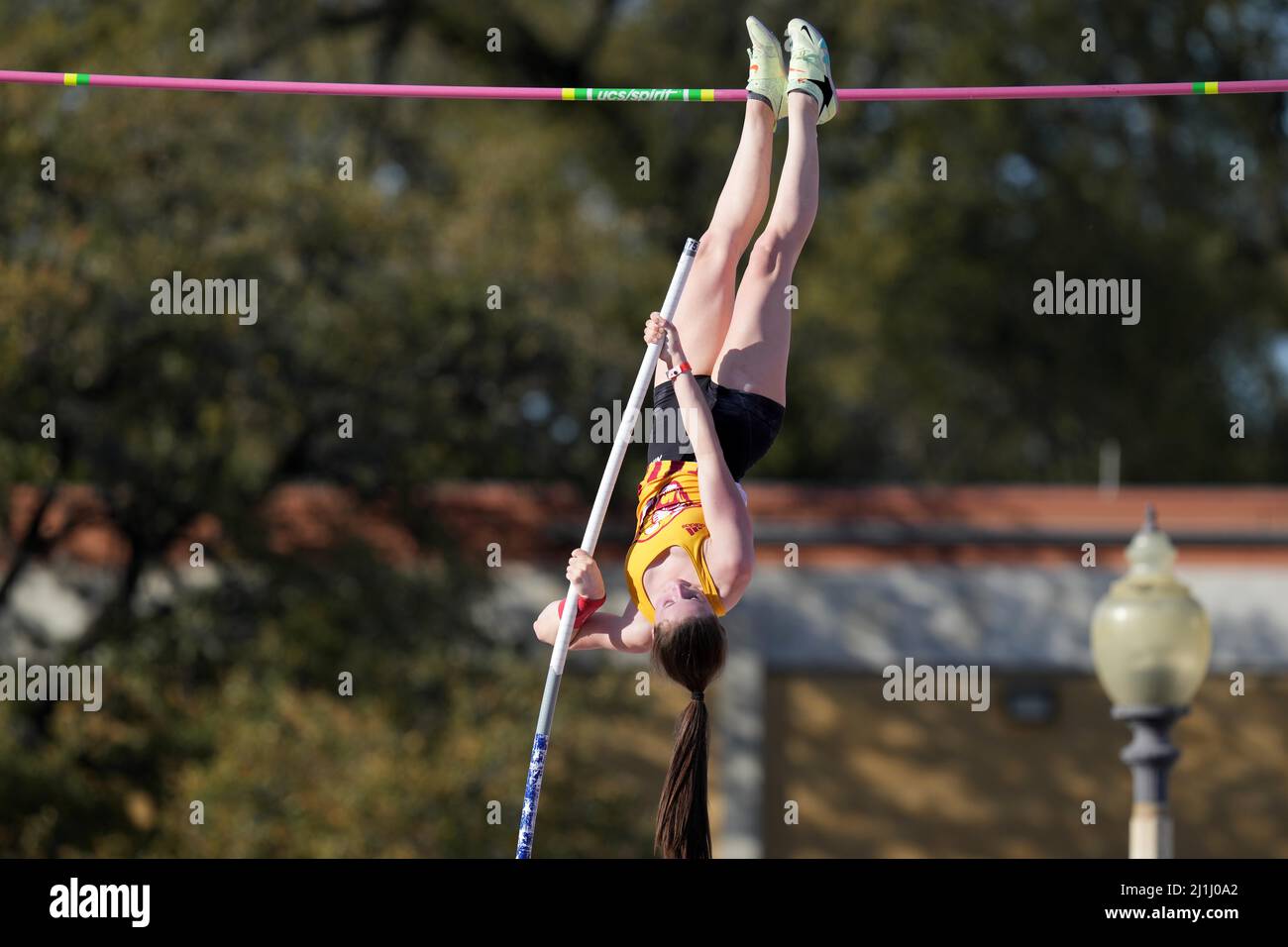Amanda Moll of Olympia Capital High (Wash.) wins the girls pole vault ...