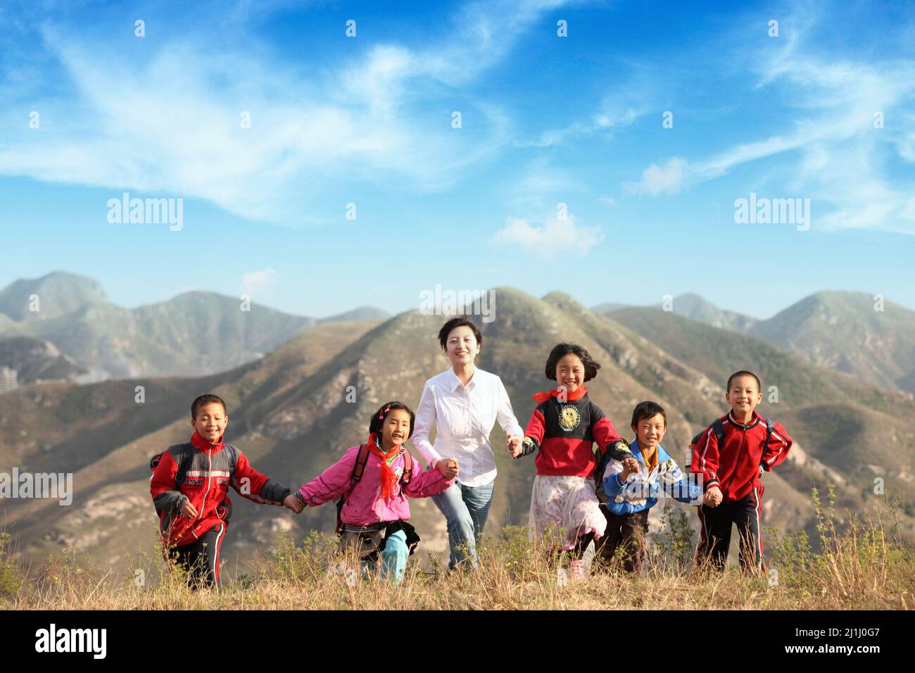 Elementary school children Stock Photo - Alamy