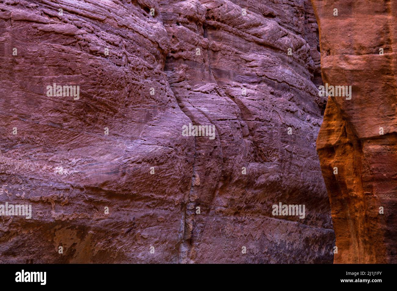 Amazing rock formations of Wadi Numeira, Jordan Stock Photo - Alamy